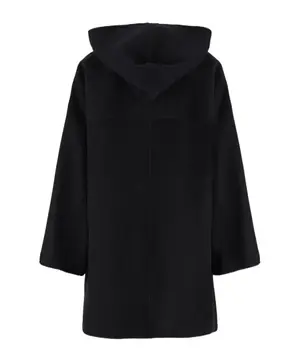 Khaite Long-sleeved Hooded Coat With Patch Pocket