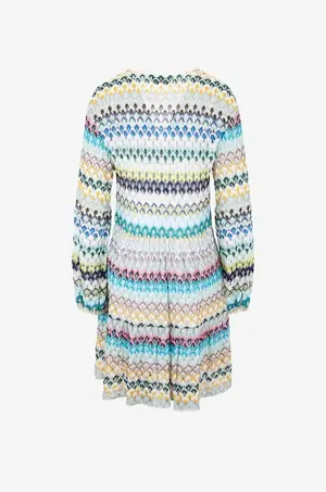 Missoni Flame-patterned Mini Knit Dress