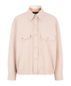 Fabiana Filippi Collared Casual Jacket - Powder