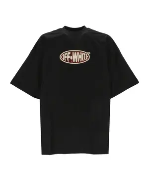 Off-White Logo Printed Crewneck T-shirt
