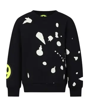 BARROW Paint Splatter-print Sweatshirt - Black