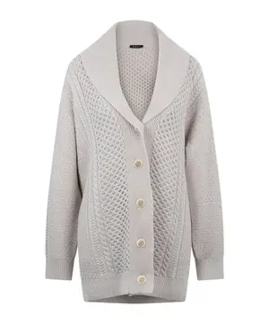 Fabiana Filippi Long-sleeved Knitted Cardigan - Greece