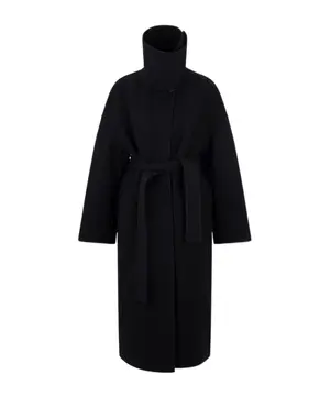 Fabiana Filippi Long-sleeved Coat - Black