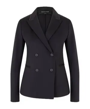 Fabiana Filippi Long-sleeved Suit Jacket - Black