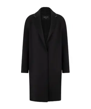 Fabiana Filippi Long-sleeved Coat - Black