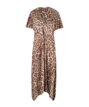 Stella McCartney Printed Dress - Brown