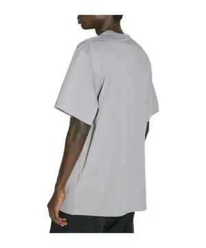 Y3 Crewneck Short-sleeved T-shirt With Logo Decals And Side Pockets
