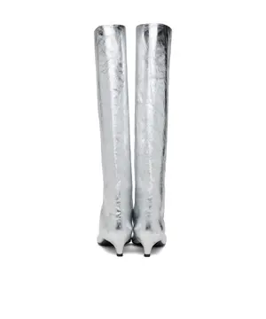 JIL SANDER 30mm Metallic Knee Boots