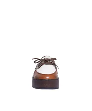 Hogan Lace-up Details Boat Shoes
