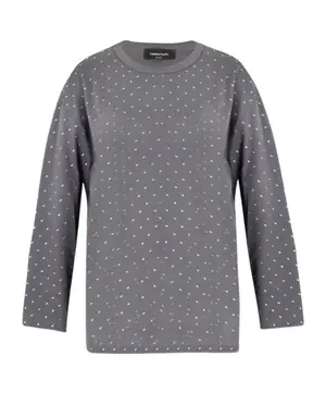 Fabiana Filippi Long-sleeved T-shirt - Graphite
