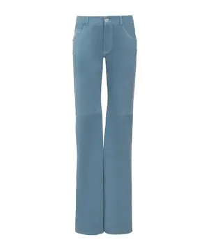 Chloé Horn Casual Pants - Blue