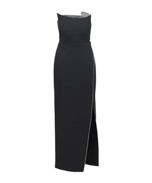 Roland Mouret Embellished Zippered Maxi Dress