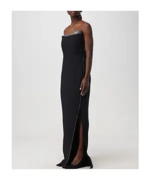 Roland Mouret Embellished Zippered Maxi Dress