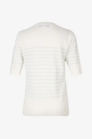 Fabiana Filippi Striped Short-sleeved Knitwear