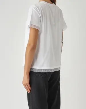 TWINSET Short-sleeved Crewneck T-shirt