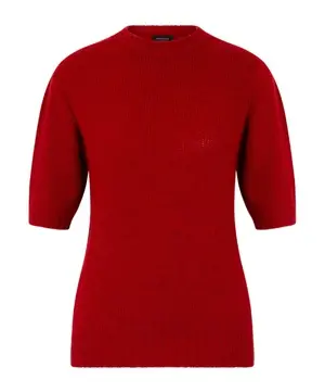 Fabiana Filippi Short-sleeved Sweater - Red