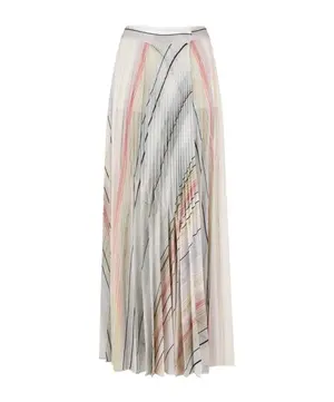 MISSONI Missoni Shimmer-Stripe Knitted Maxi Skirt