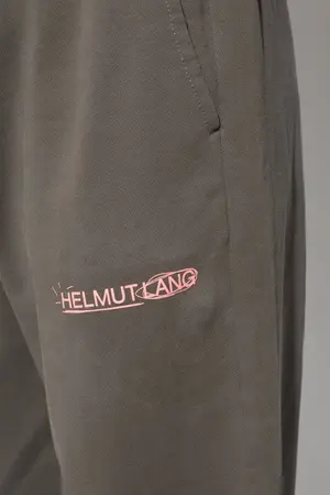 Helmut Lang Logo Printed Sweatpants