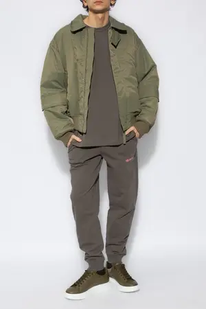 Helmut Lang Logo Printed Sweatpants