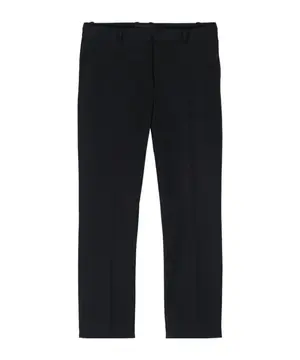 JOSEPH Gabardine Coleman Tailored Trousers - Black
