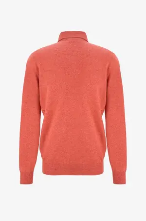 Brunello Cucinelli Long-sleeved Knit Polo Shirt