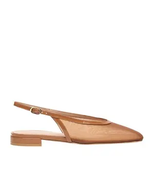 STUART WEITZMAN Open-heel Sandals - Nude