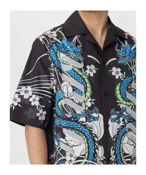 Amiri Dragon Printed Short-sleeved Bowling Shirt - Multicolor