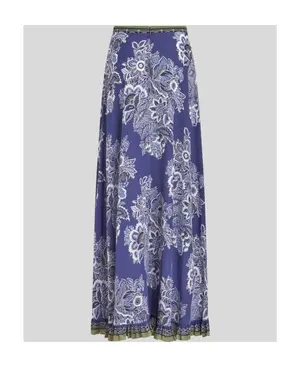 Etro Floral Print Maxi Skirt
