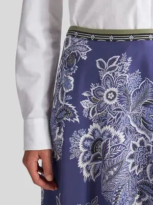 Etro Floral Print Maxi Skirt