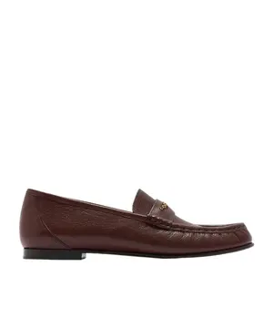 Chloé Chain-detail Loafers - Brown