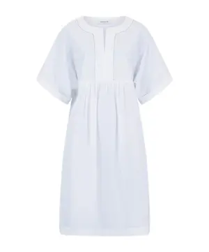 Fabiana Filippi Short-sleeved Pleated Dress