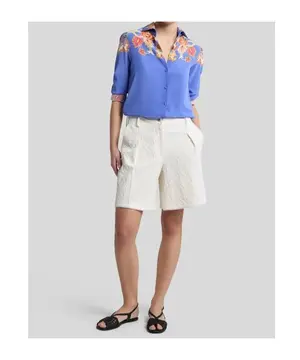 Etro Printed Crepe De Chine Shirt