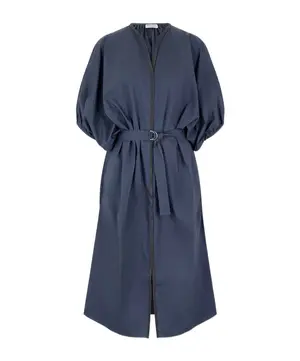 Brunello Cucinelli Belted Dress - Blue