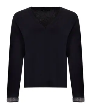 Fabiana Filippi V-neck Sweater - Black