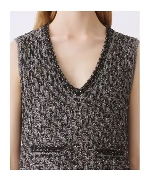 Fabiana Filippi Sleeveless V-neck Dress