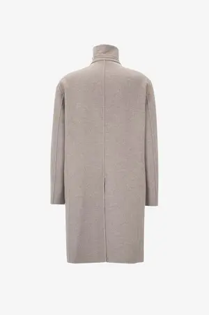 Brunello Cucinelli High-necked Long-sleeved Coat