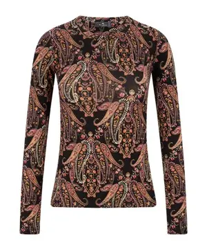 Etro Long-sleeved T-shirt - Black