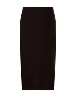 Victoria Beckham Button-decorated Midi Skirt