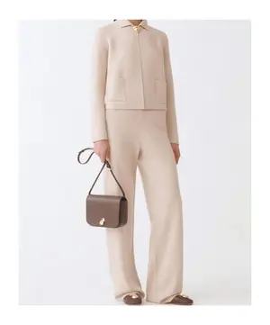 Fabiana Filippi Textured Knit Jacket With Nugget Detail