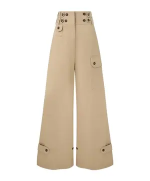 Zimmermann Rebellious Cargo Pants - Beige