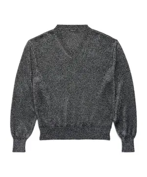Balenciaga Long-sleeved Knitwear - Black
