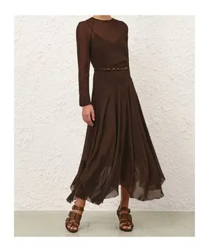 Zimmermann Long Sleeve Dress