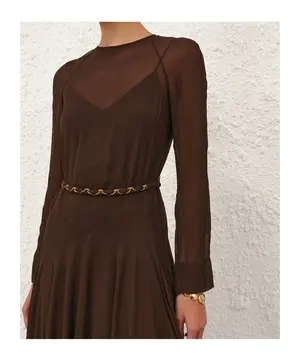 Zimmermann Long Sleeve Dress