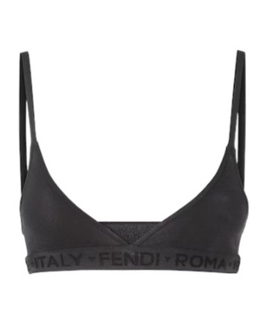 Fendi Viscose Bra - Black