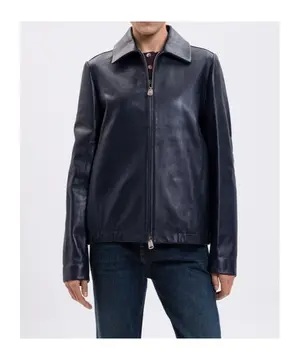 Khaite Jackson Zip Leather Jacket