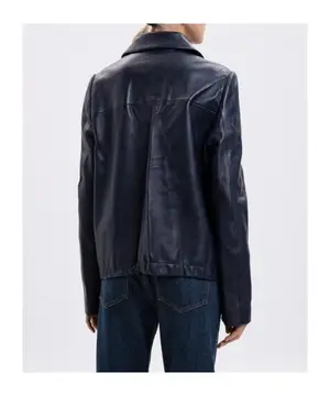 Khaite Jackson Zip Leather Jacket