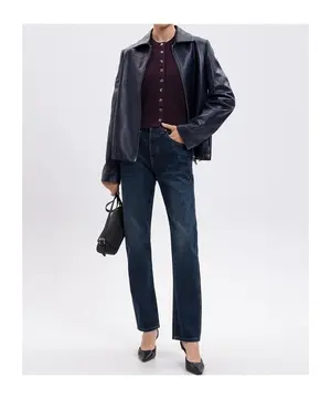 Khaite Jackson Zip Leather Jacket
