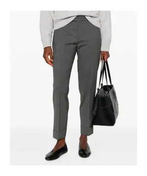 BERWICH Pressed-crease Turned-up Trousers