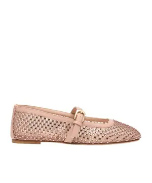 STUART WEITZMAN Bareitall Shine Mary Jane - Blushful