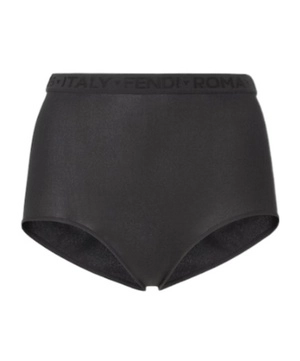 Fendi Jacquard Logo Hipster Shorts
